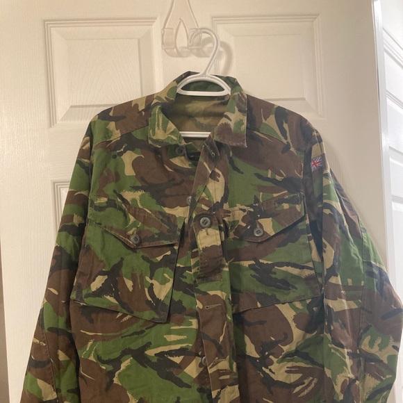 British | Jackets & Coats | British Combat Jacket Lightweight Woodland ...